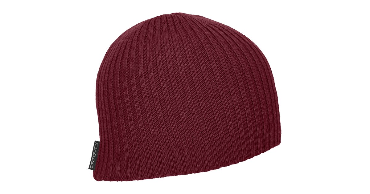 ORTOVOX DOUBLE RIB LOGO BEANIE | Beanies | ORTOVOX